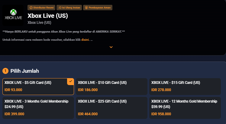 Cara Pembelian Kode Voucher Xbox Live – Customer Support